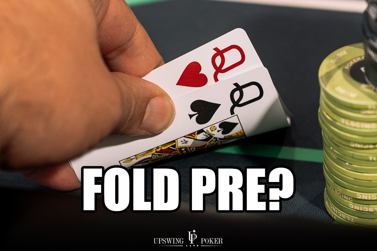 Fold Pocket Queens Preflop At The Final Table?! (Analysis) - Upswing Poker