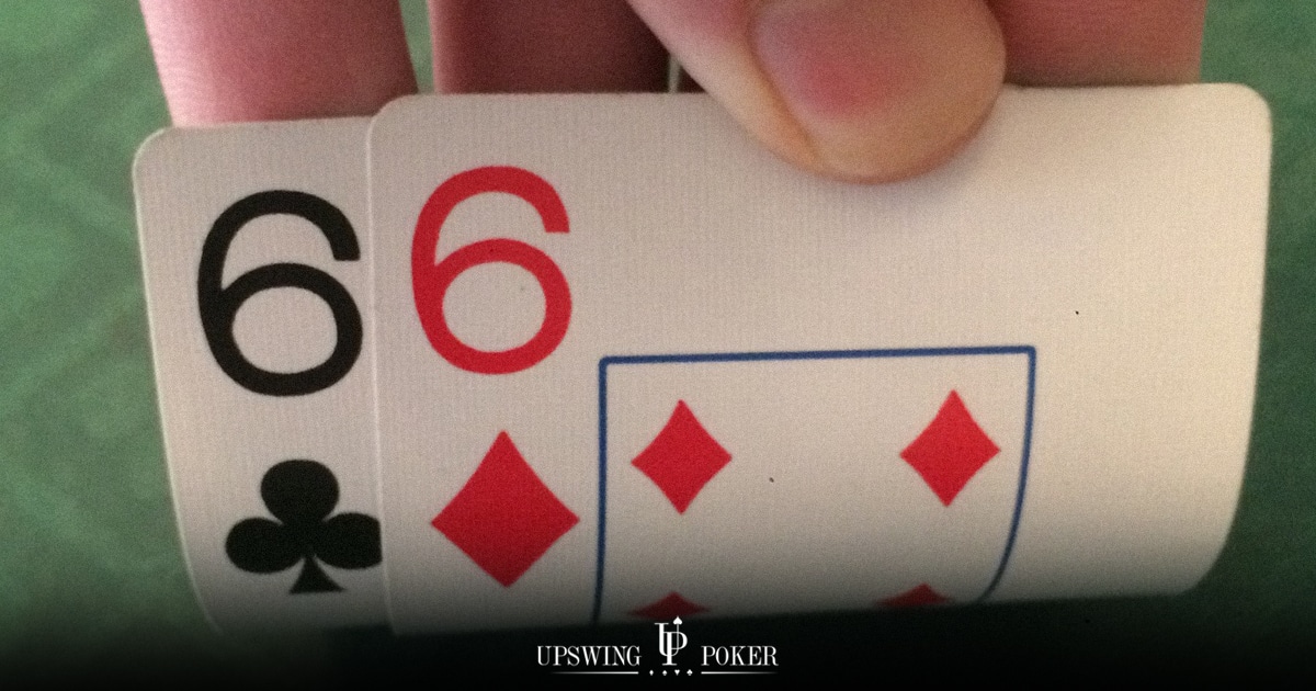 How To Play Pocket Sixes In Cash Games - Upswing Poker