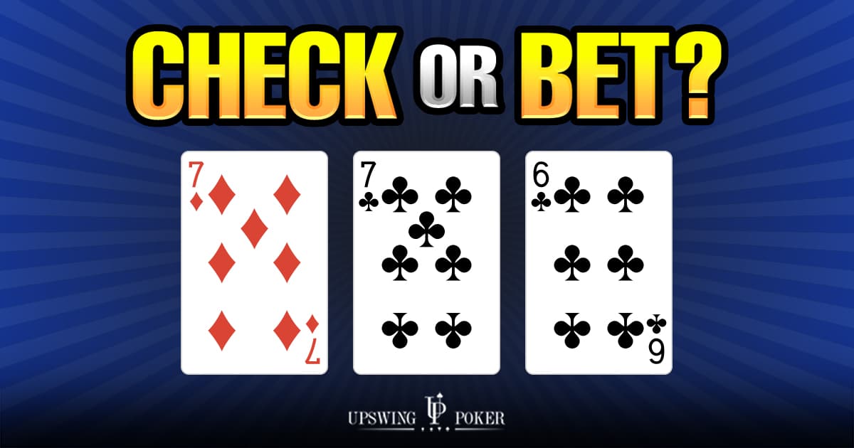 Check or Bet? How to Build Strong Flop Check-Back Strategies in ...